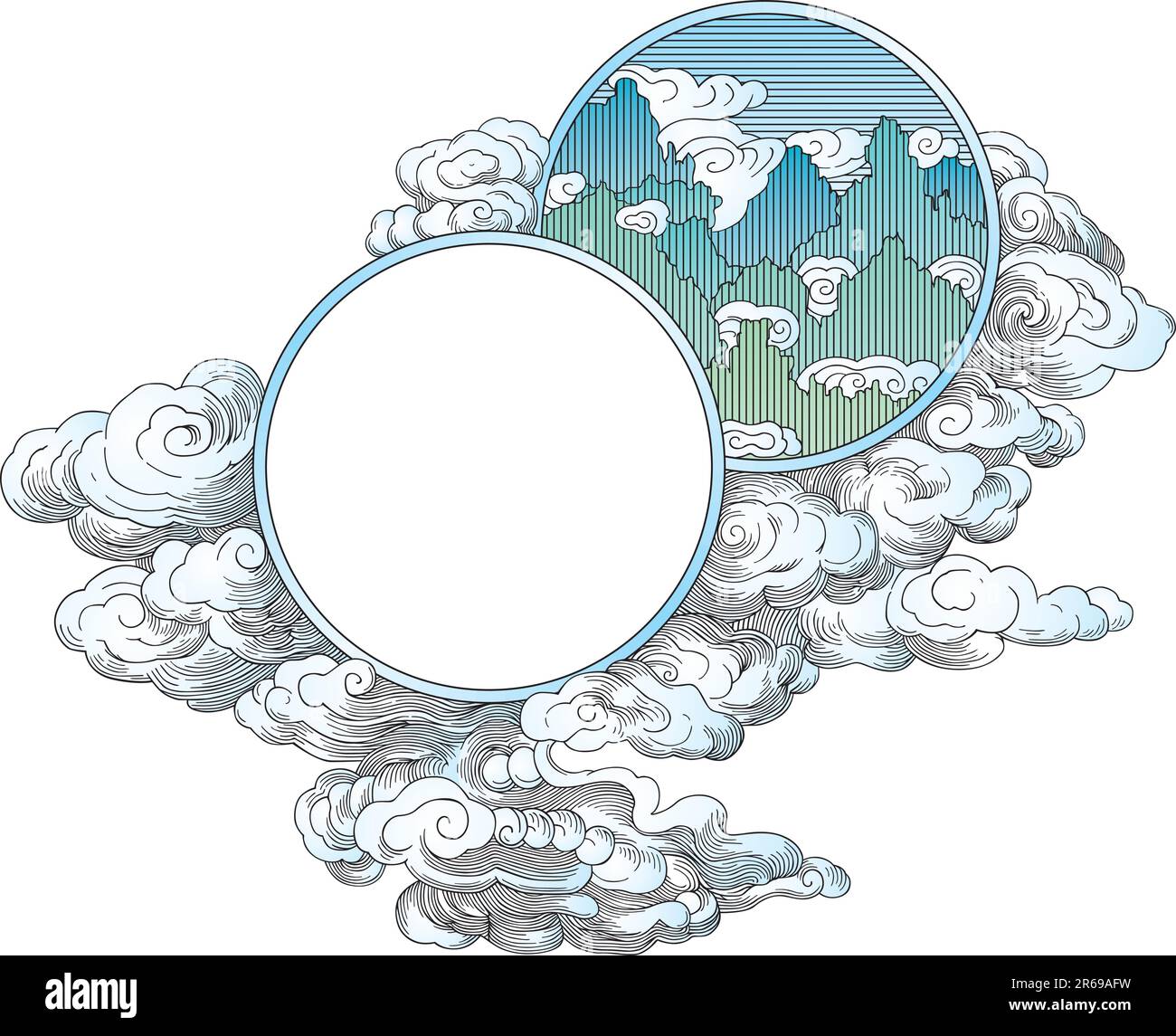China mountains ornament vector Stock Vector Image & Art - Alamy