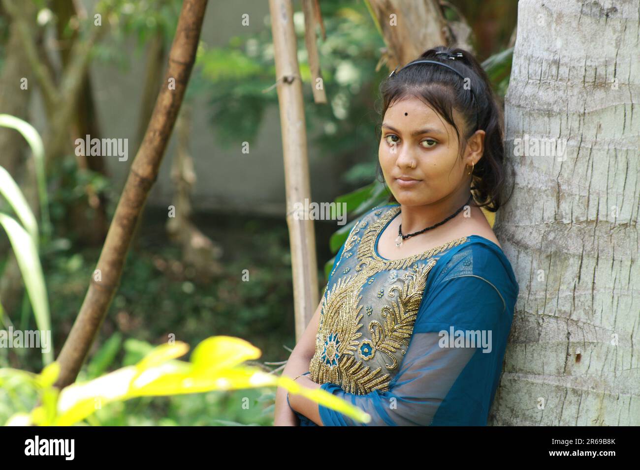 Indian girl closeup hi-res stock photography and images - Alamy
