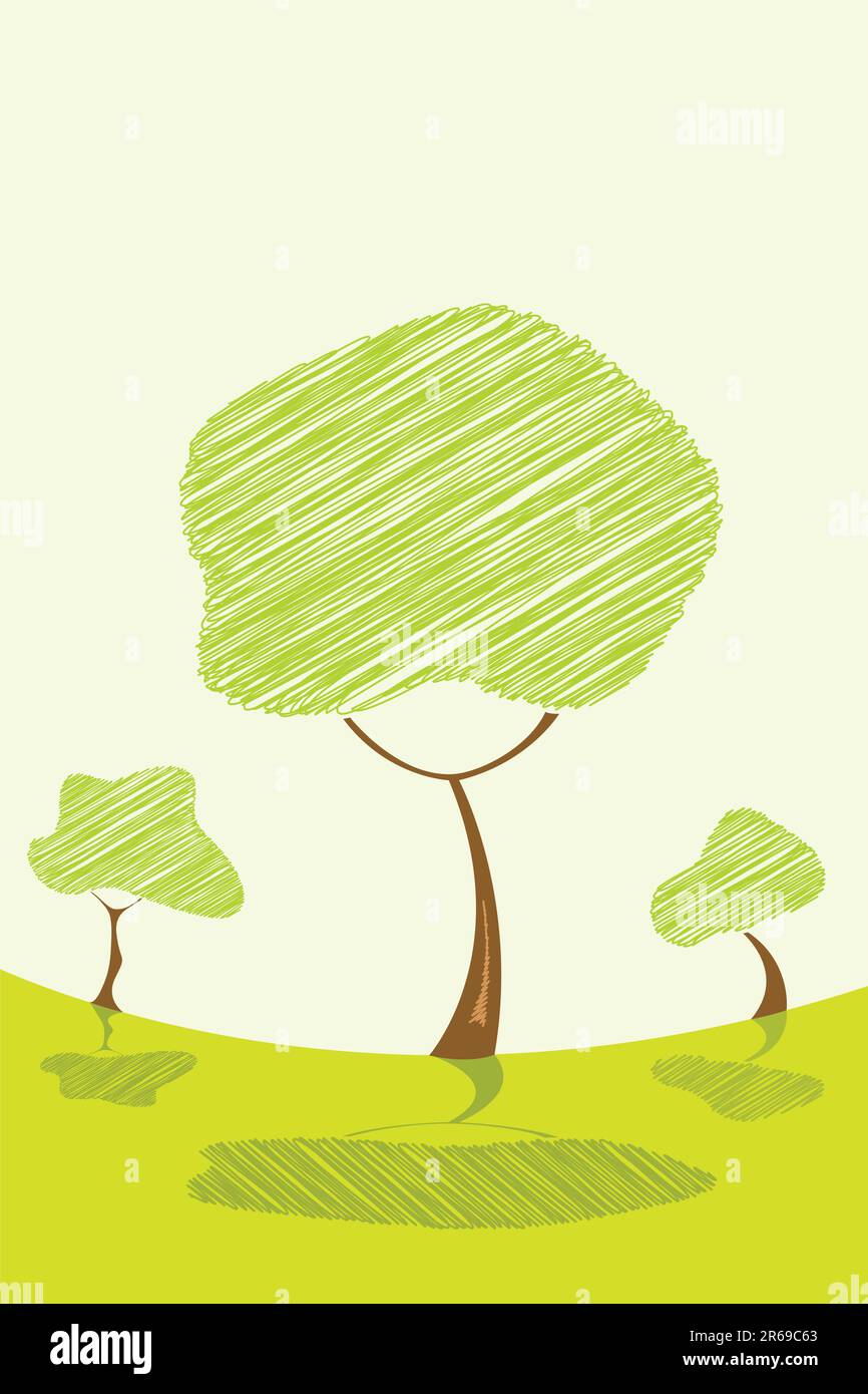 illustration of abstract vector tree Stock Vector Image & Art - Alamy