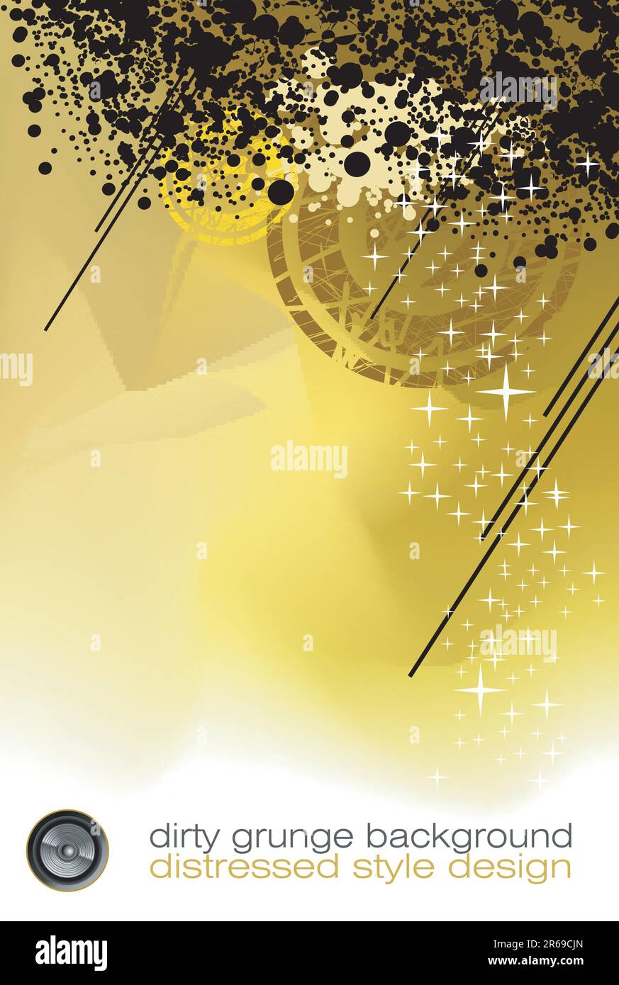 Grunge Style Dirty background for music event Stock Vector Image & Art ...