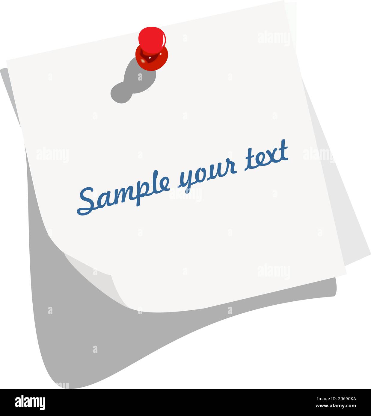 Attaching note Stock Vector Images - Alamy