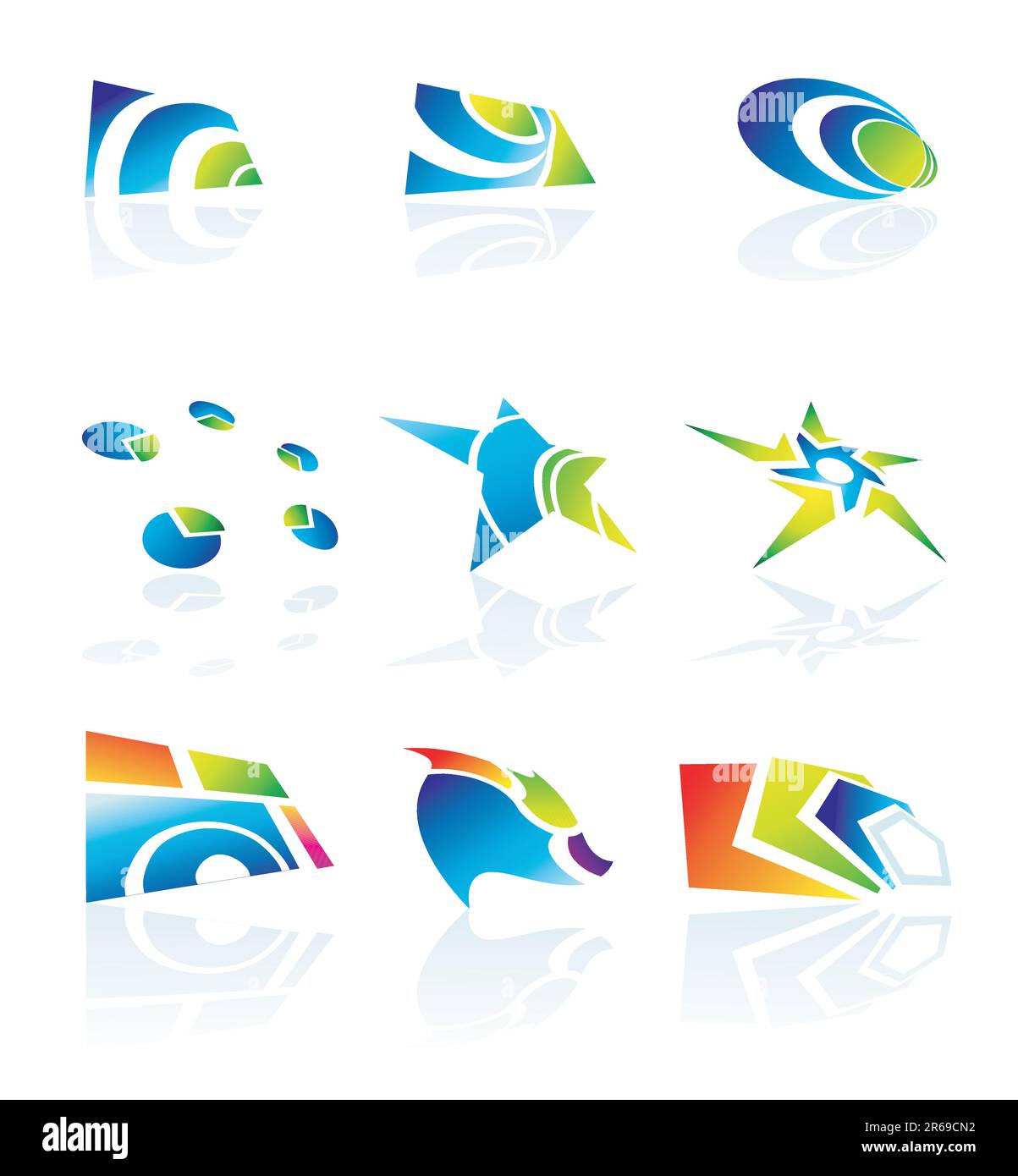 Colorful design elements hi-res stock photography and images - Alamy