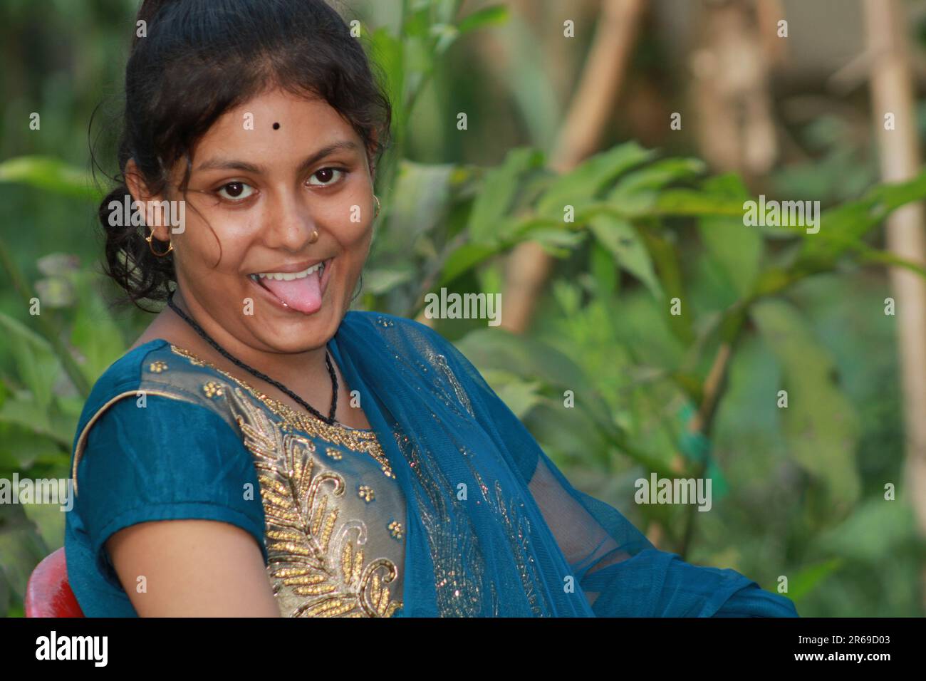 Indian girl closeup hi-res stock photography and images - Alamy