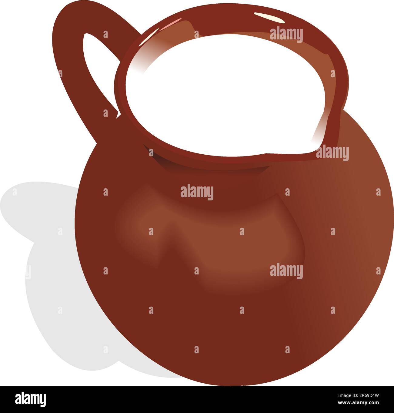 Illustration of jug with milk - vector Stock Vector Image & Art - Alamy