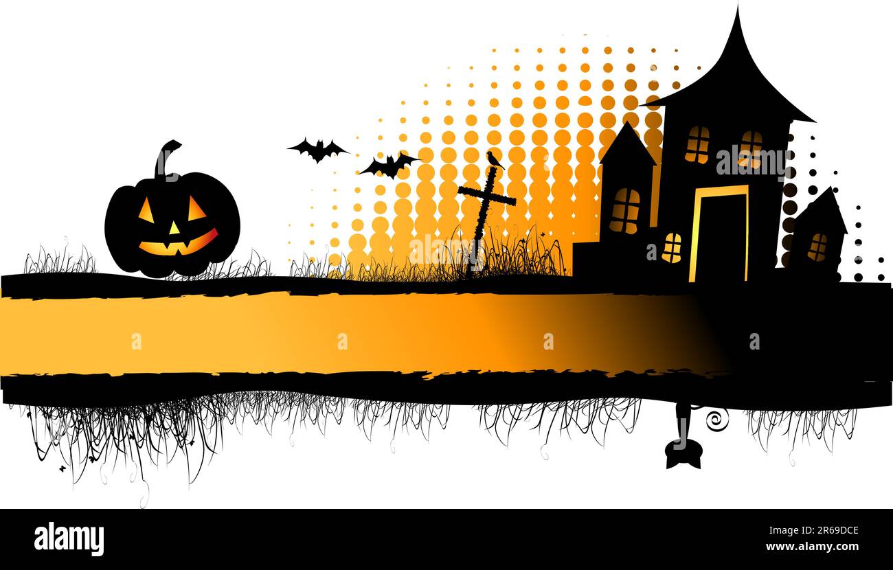 Halloween trick or treat door Stock Vector Images - Alamy