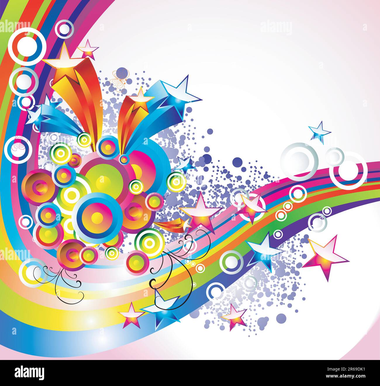 Background Mix of abstract colorful elements Stock Vector Image & Art ...