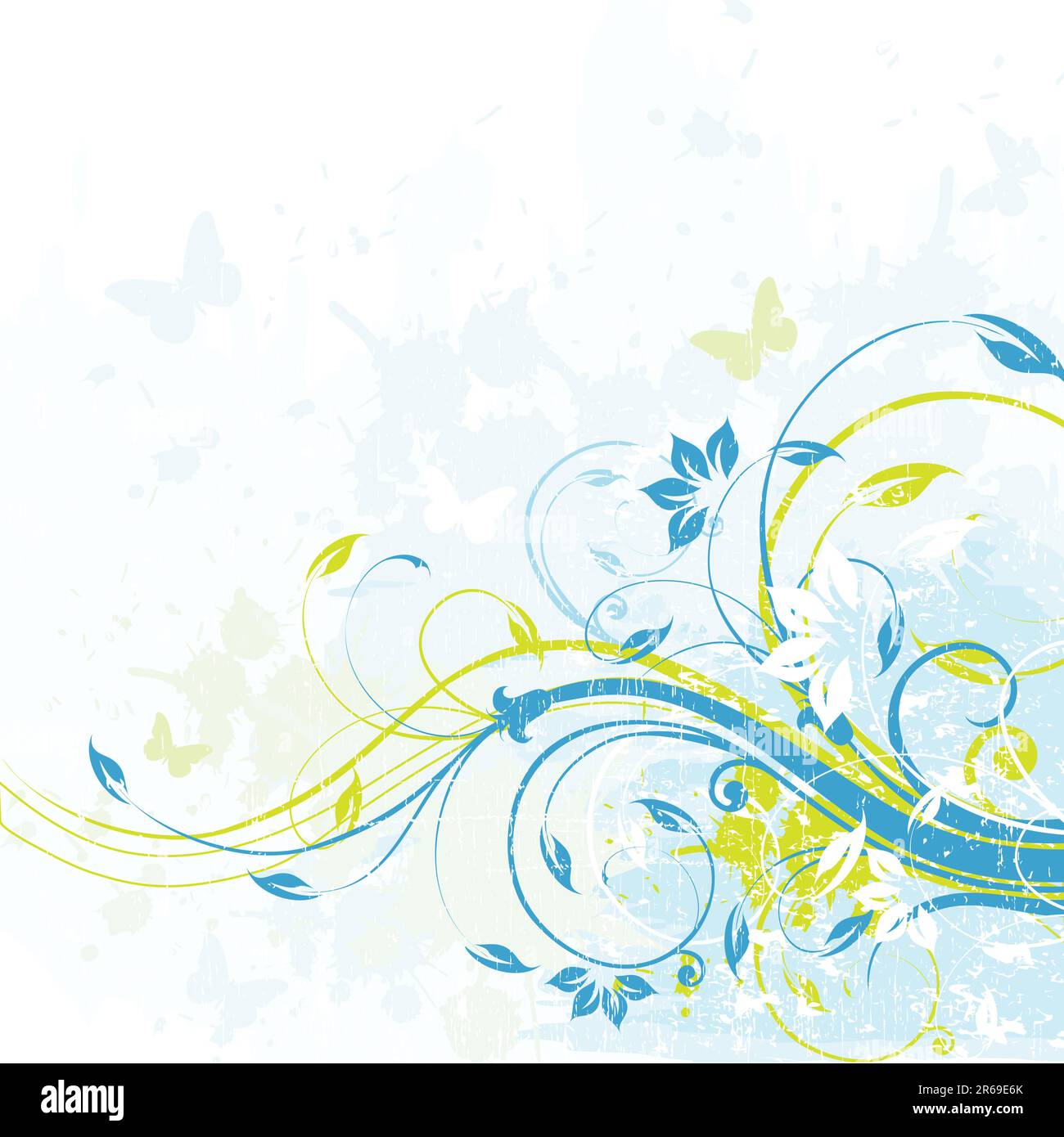 illustration drawing of floral background Stock Vector Image & Art - Alamy