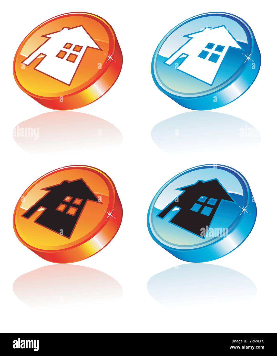 Glossy orange door hi-res stock photography and images - Alamy