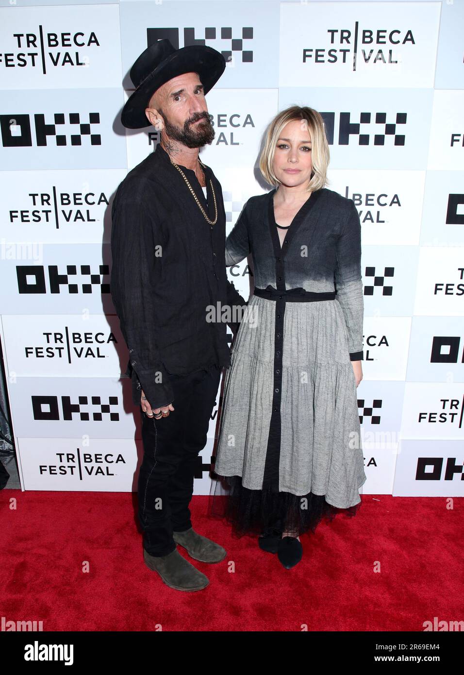 New York City, USA. 07th June, 2023. Stephen Kay and Piper Perabo attending the Tribeca Film ...