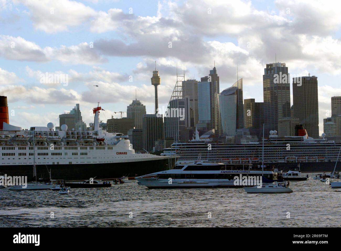 The QE2, the oldest ship in the Cunard fleet, makes her last visit to ...