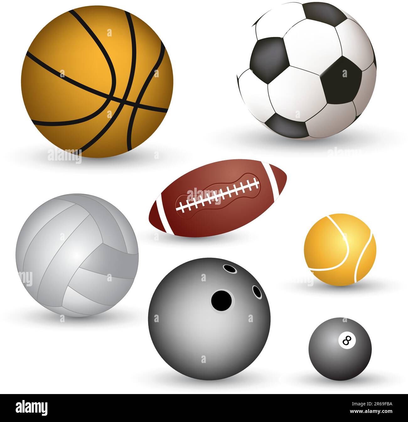 Set of vector balls Stock Vector Image & Art - Alamy