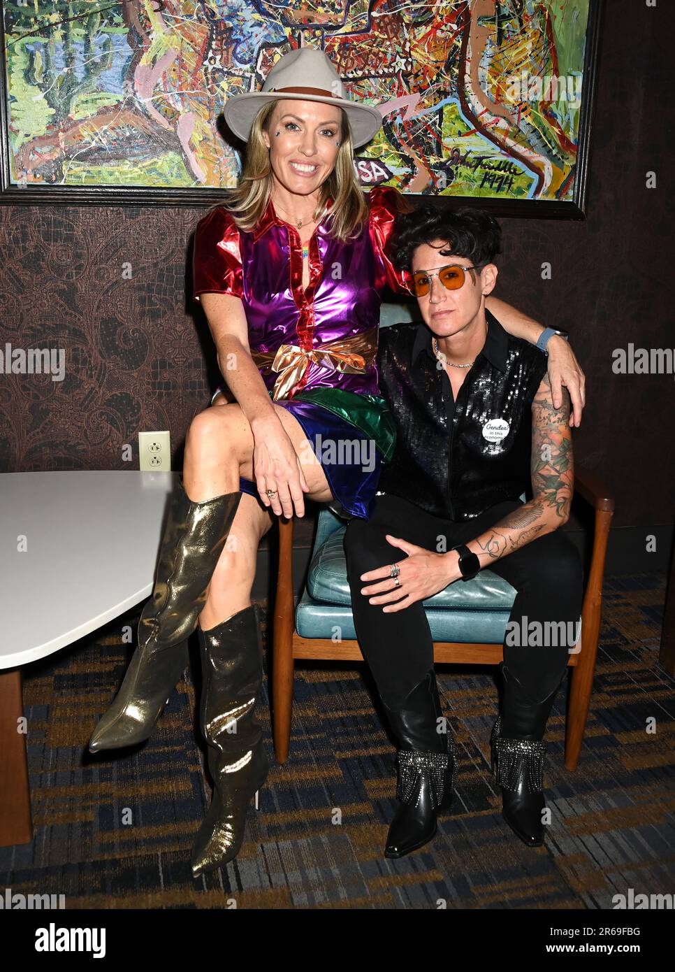 Nashville, USA. 07th June, 2023. Braunwyn Windham and Jennifer Spinner ...