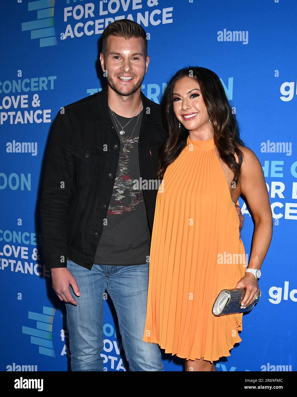 Nashville, USA. 07th June, 2023. Justin Fabus and Julie Grant arriving ...