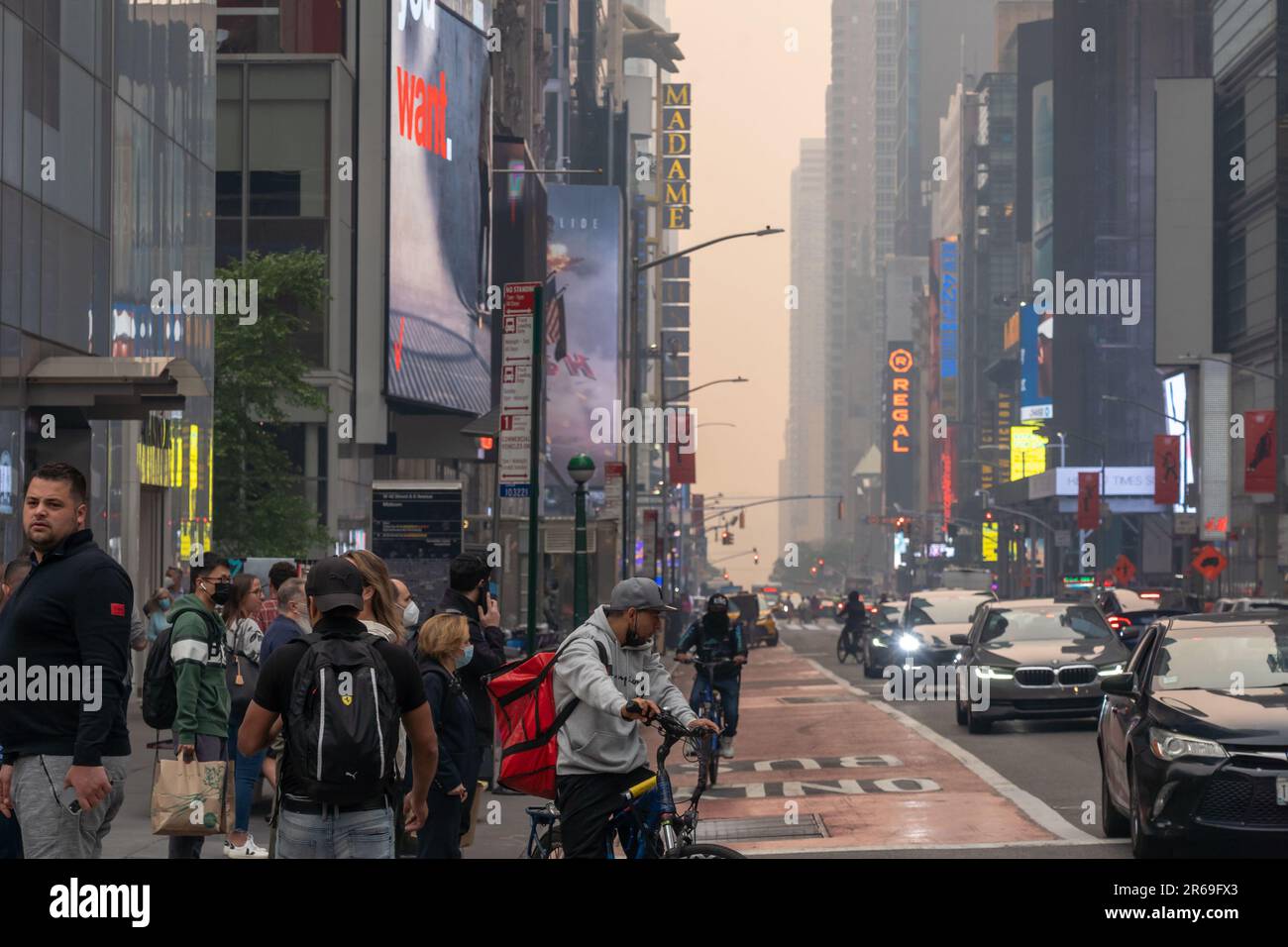 New York New York Usa 7th June 2023 New Smoke From Canadian