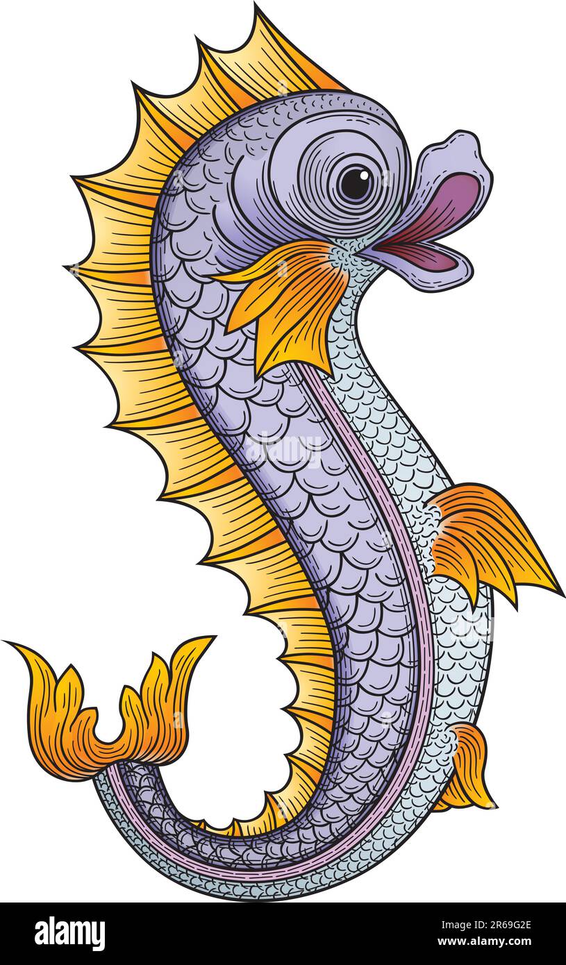 Heraldic fish vector Stock Vector Image & Art - Alamy