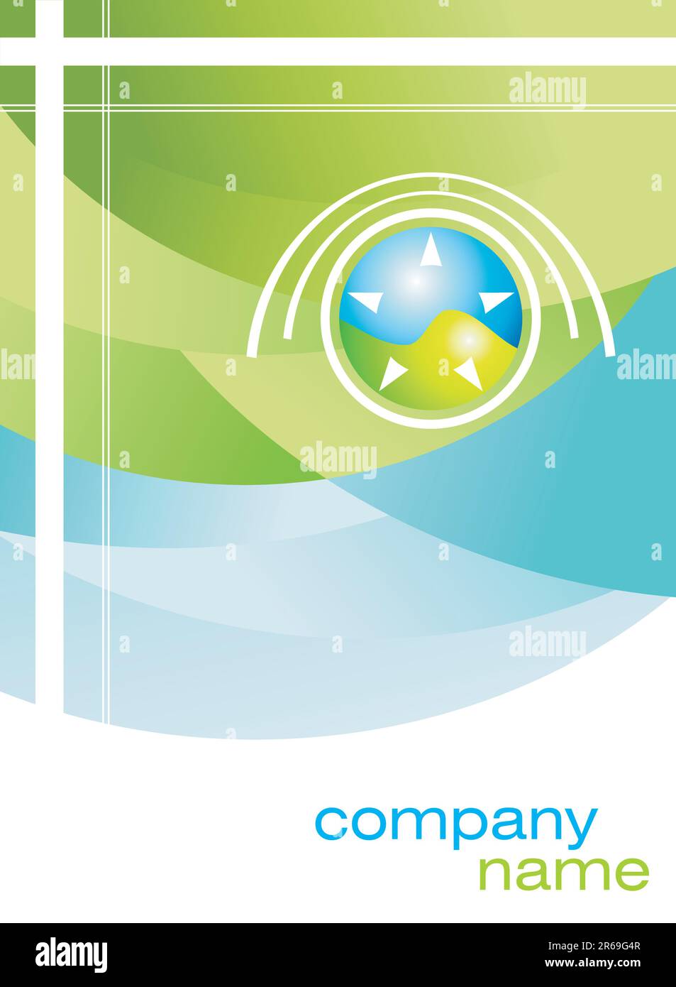 Corporate or Business Company background brochure Stock Vector Image ...