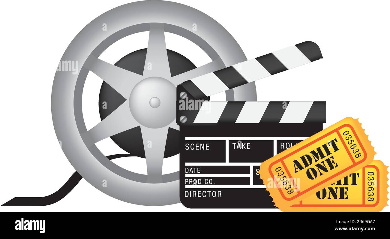 Movie film design Stock Vector Images - Alamy