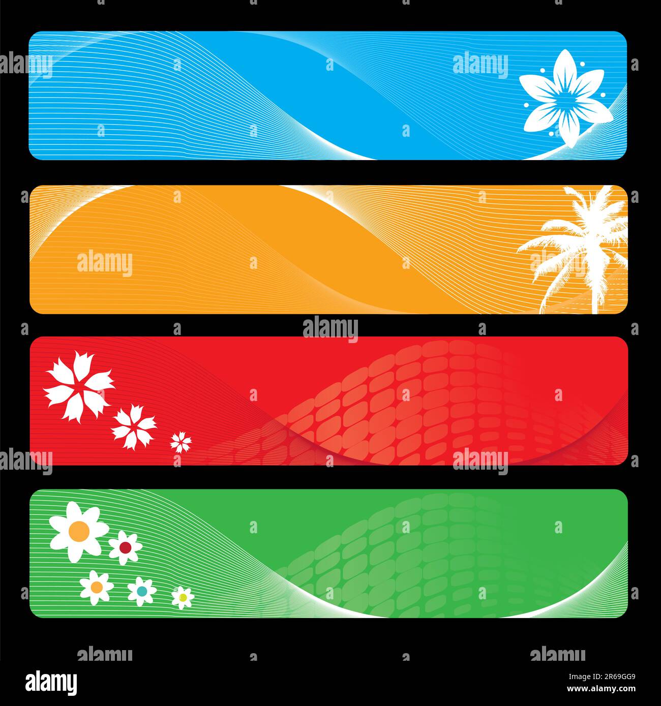 Plant banner design hi-res stock photography and images - Alamy