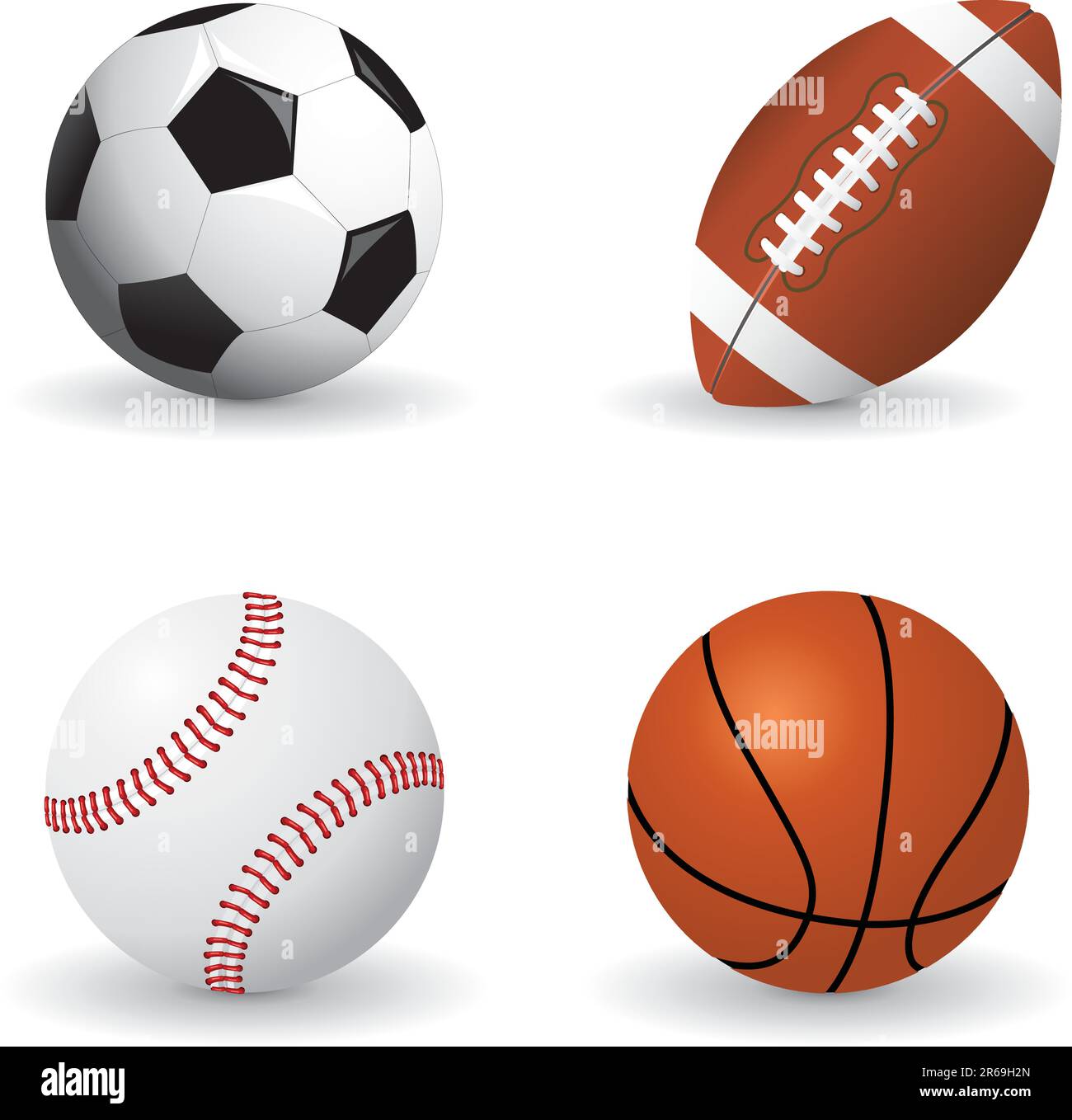 Set of detailed sports balls Stock Vector Image & Art - Alamy