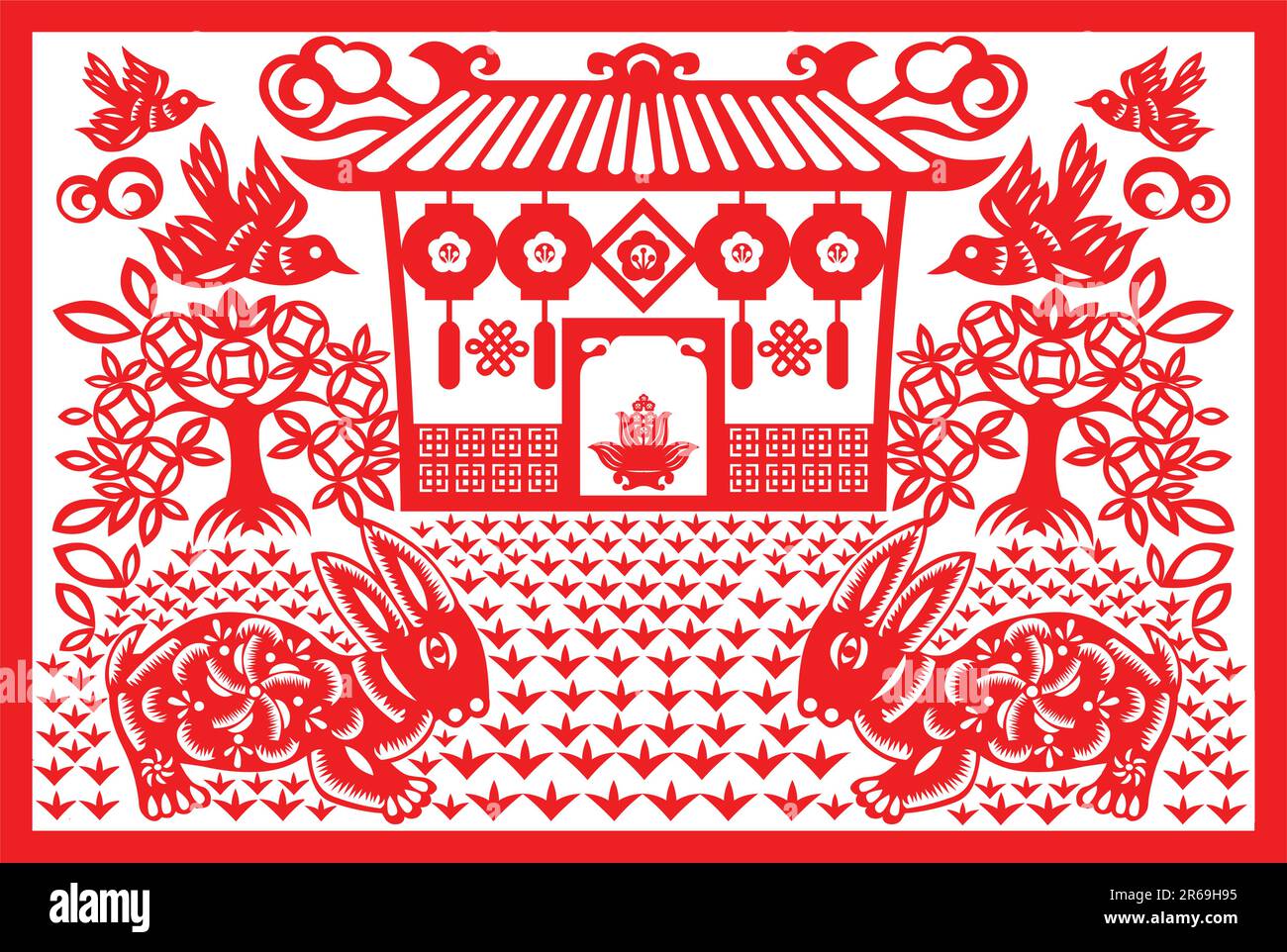 Chinese lunar new years eve Stock Vector Images - Alamy