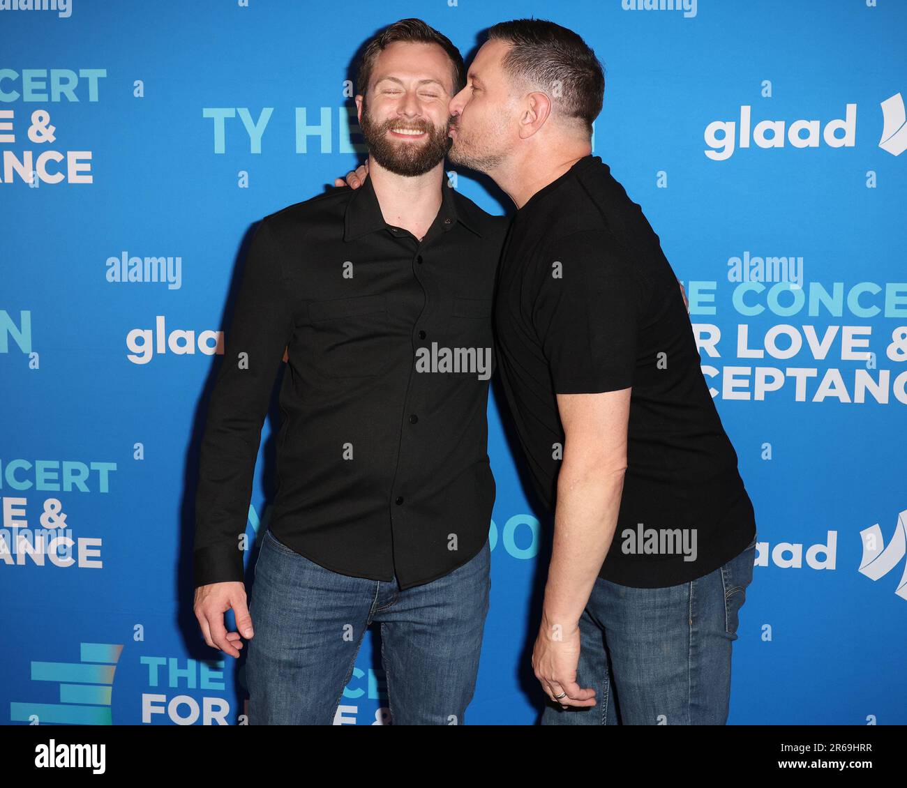 Nashville, USA. 07th June, 2023. Alex Schwartz and Ty Herndon arriving ...