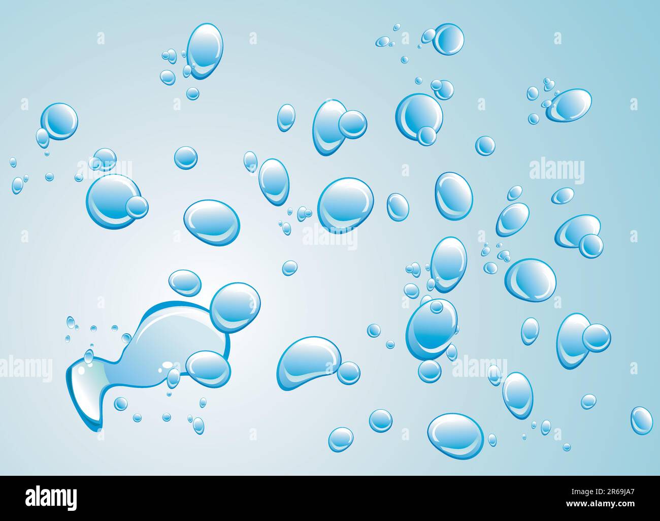 Texture water bubbles close Stock Vector Images - Alamy