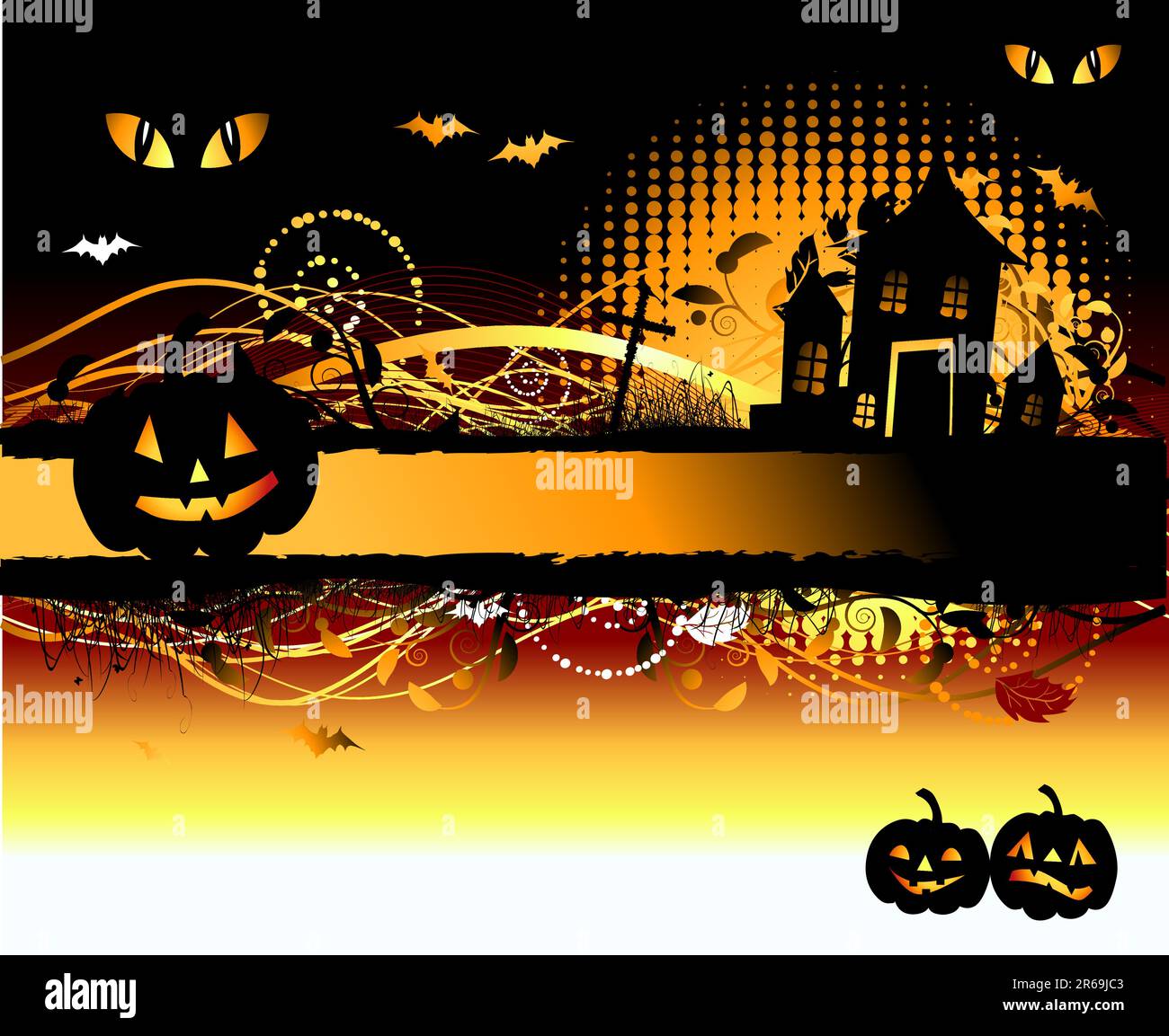 Halloween night background Stock Vector Image & Art - Alamy