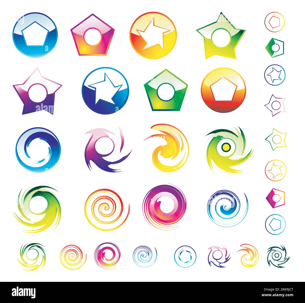A collection of high quality corporate design elements Stock Vector ...