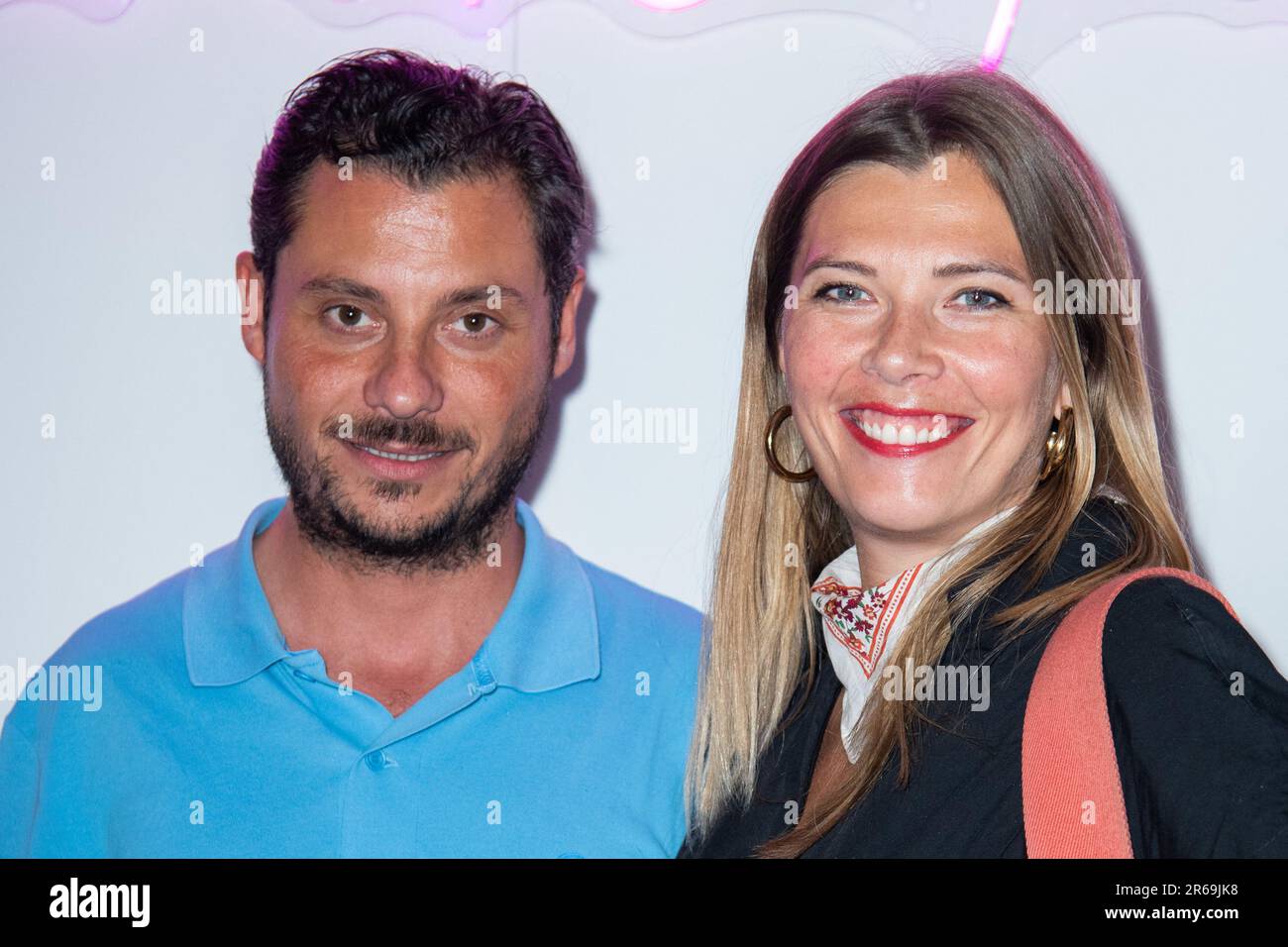 Paris, France. 07th June, 2023. Sammy Lamboley and Alexandra Feugueur ...