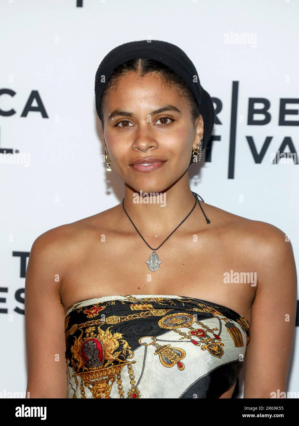 Actor Zazie Beetz attends a key to the city ceremony honoring Tribeca ...