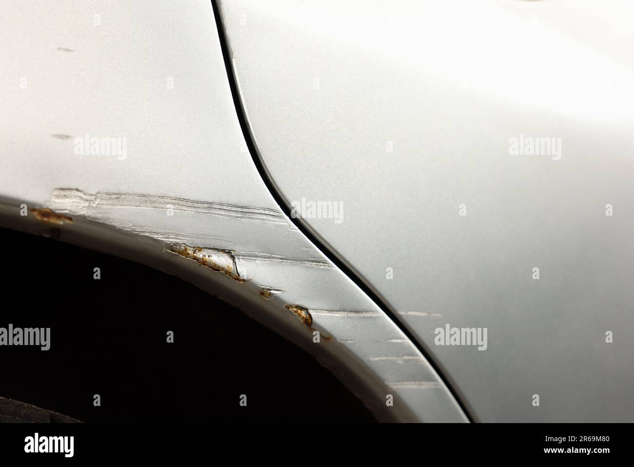 Scratched car parking hi-res stock photography and images - Alamy