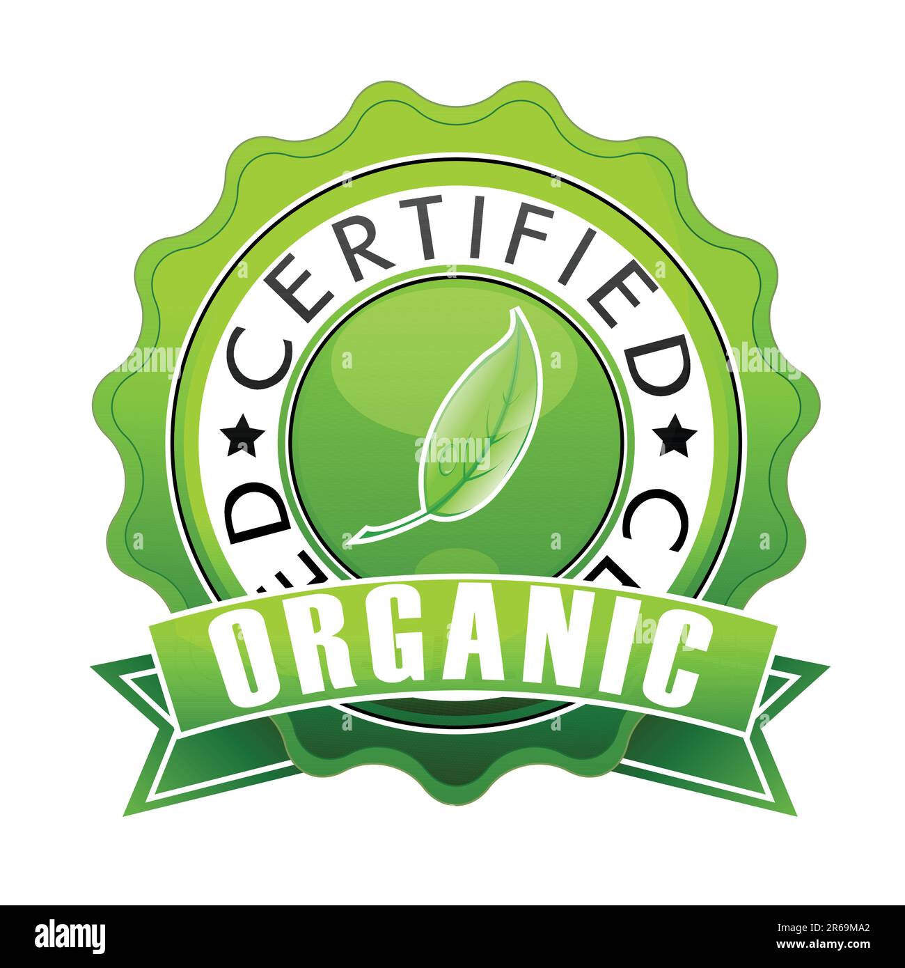 illustration of organic stamp on isolated background Stock Vector Image ...