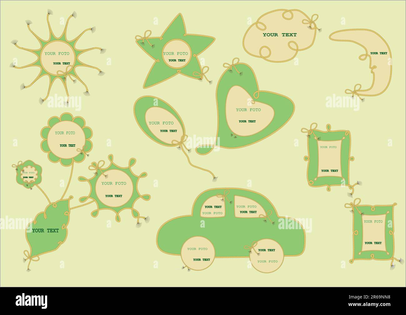 Star frames Stock Vector Images - Alamy