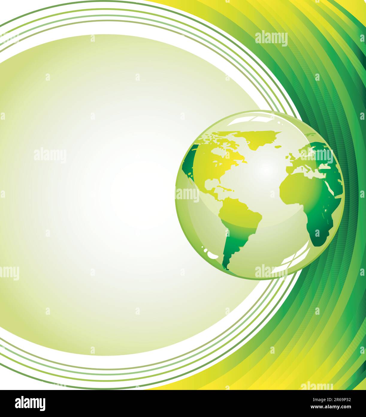Green Globe for Ecology business background Stock Vector Image & Art ...