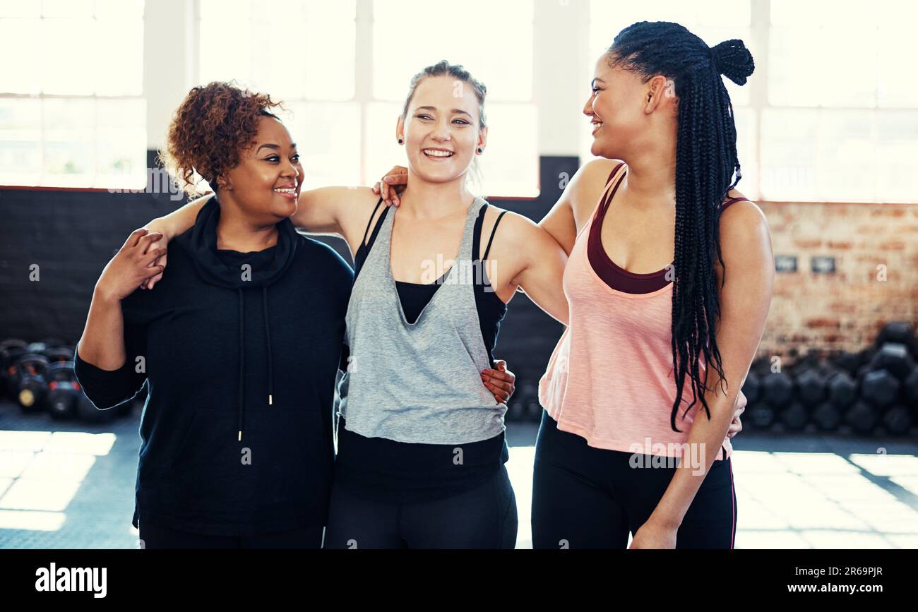 Group young women conversation back hi-res stock photography and images ...