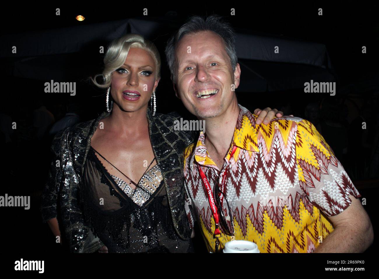 Courtnet Act and Mark Trevorrow, AKA 'Bob Downe Sydney's annual Open ...