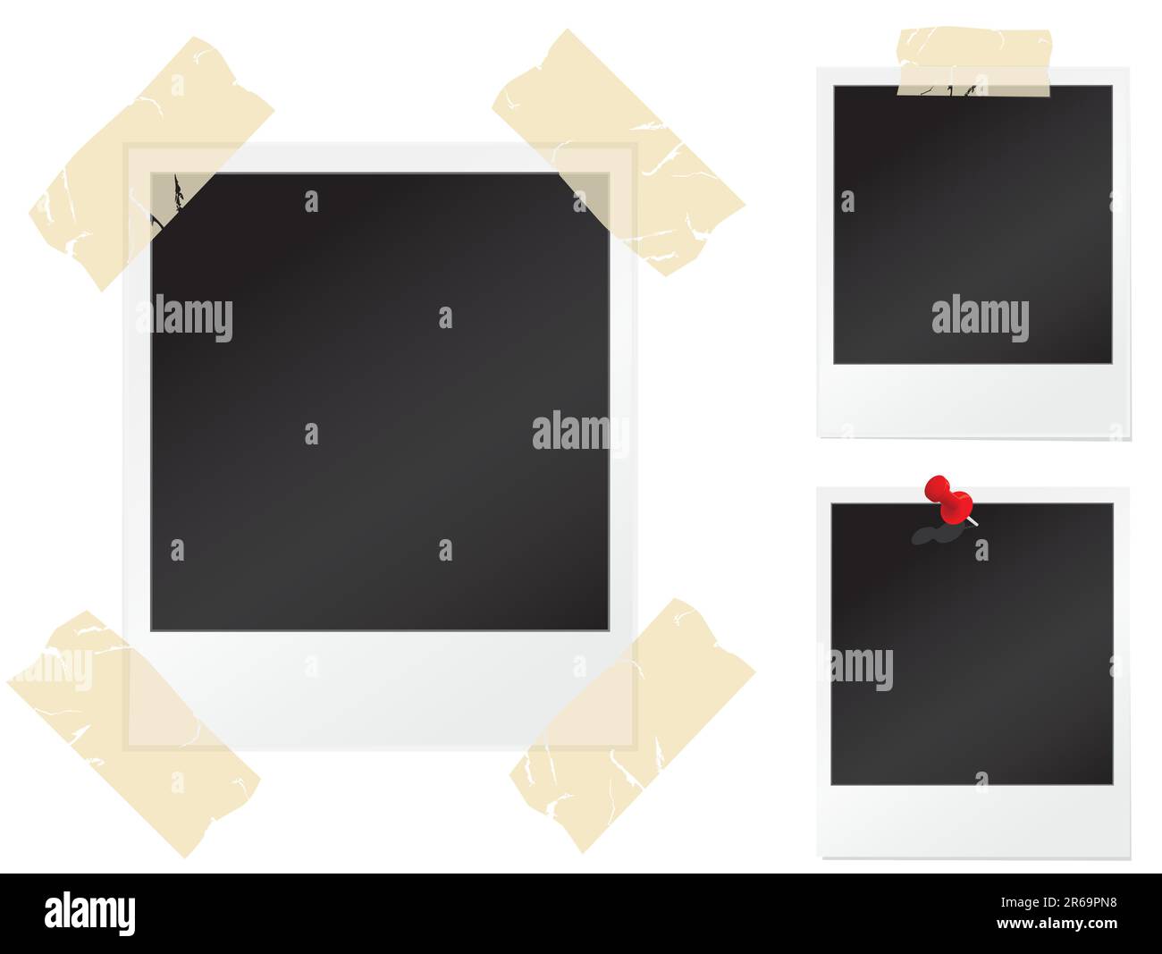 Set of blank photographs. Please check my portfolio for more stationery ...