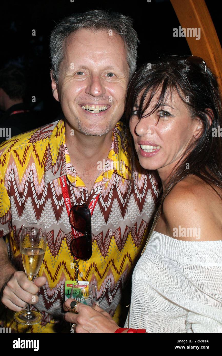 Gay Australian comedian Mark Trevorrow (AKA 'Bob Downe') and guest ...