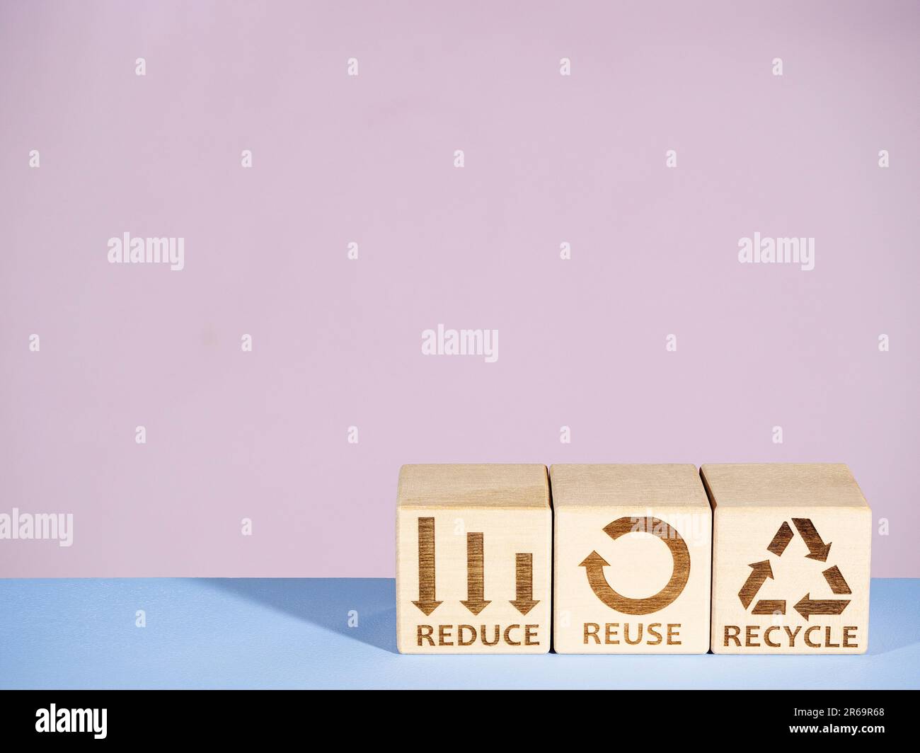 Reduce, Reuse, and Recycle symbols as a business strategy of resources conservation Stock Photo ...