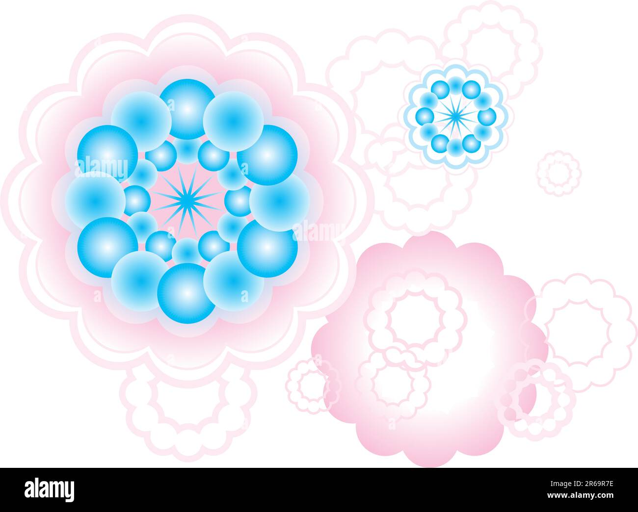 Graphic flower pattern Stock Vector Image & Art - Alamy