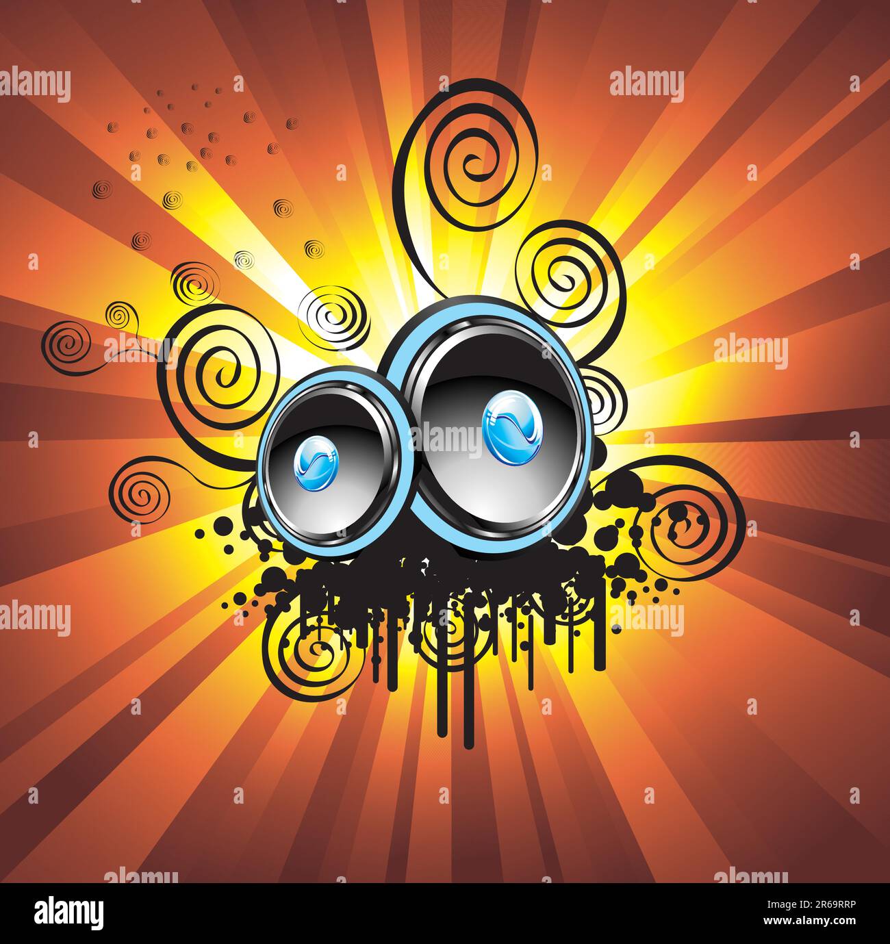 Violet sun burst background Stock Vector Images - Alamy