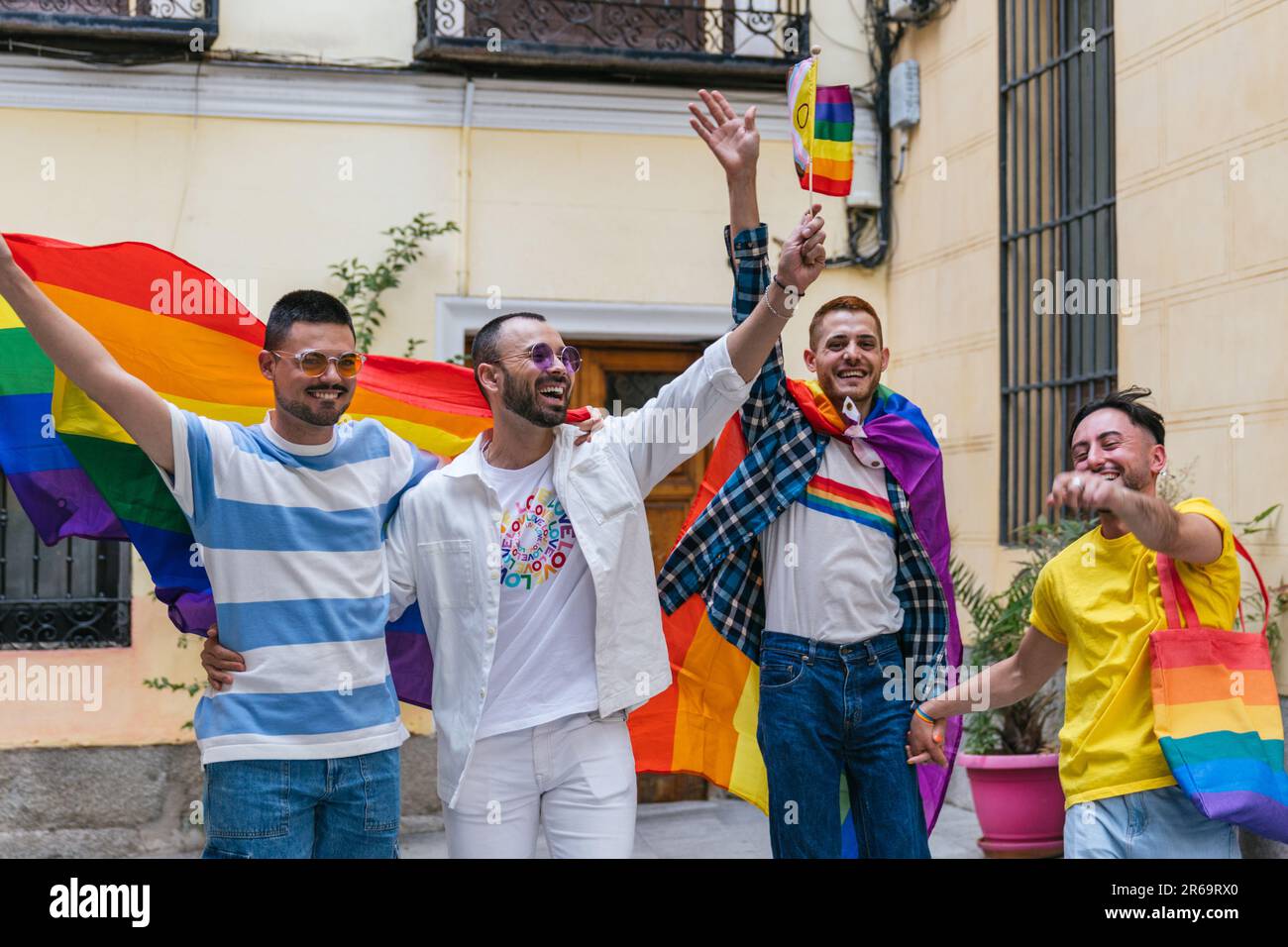 Proudly United: Joyful gay couples celebrate LGBTQ pride, heading to ...