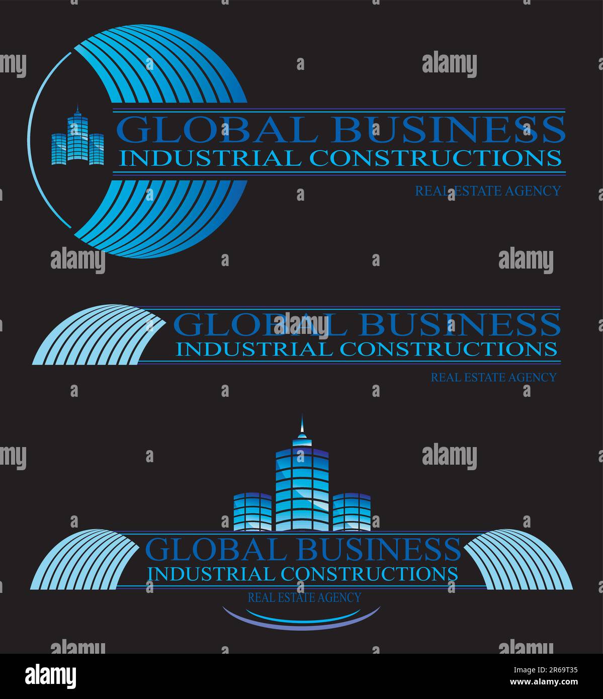 Business district symbols hi-res stock photography and images - Alamy