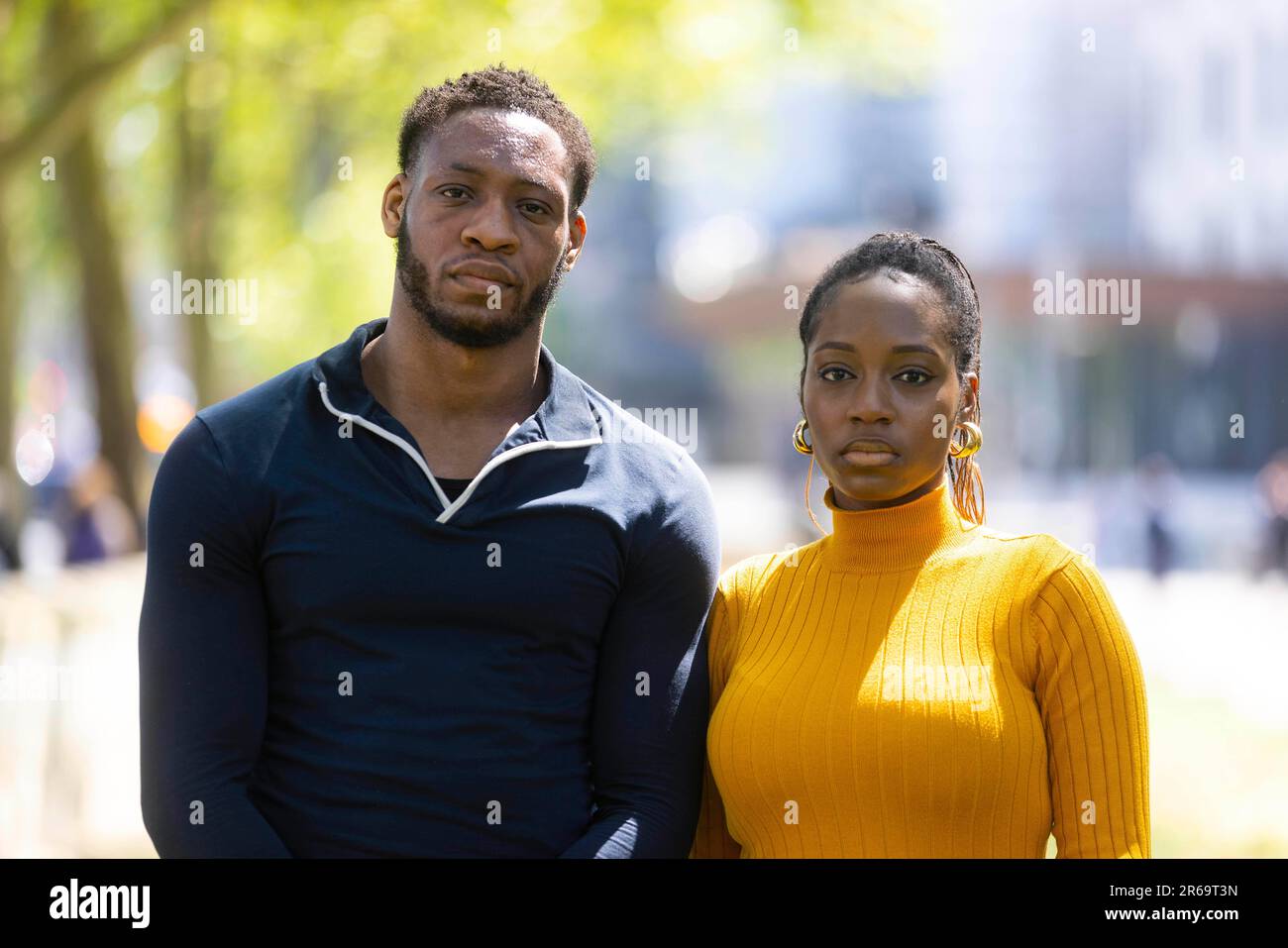 Kabir Kareem and Khafi Kareem, the brother and sister of Alexander ...