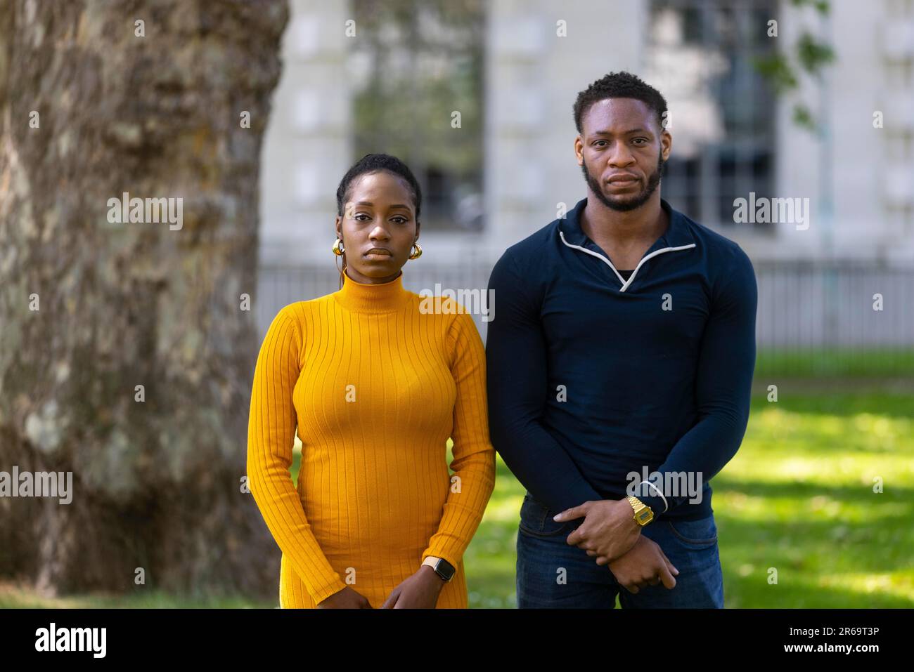 Khafi Kareem and Kabir Kareem, the sister and brother of Alexander ...