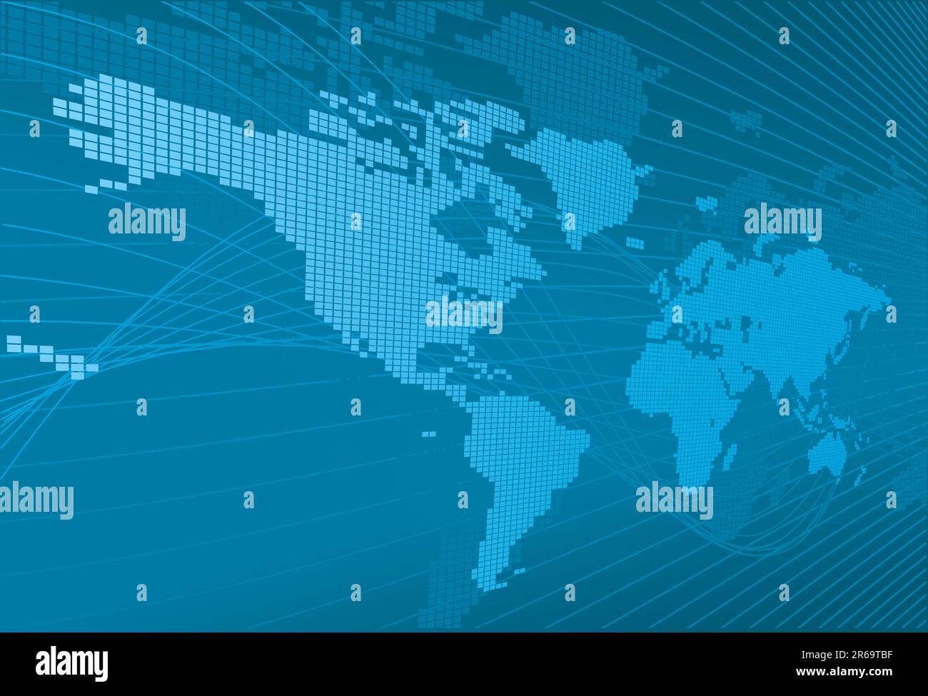 A dynamic 3d world map with background Stock Vector Image & Art - Alamy