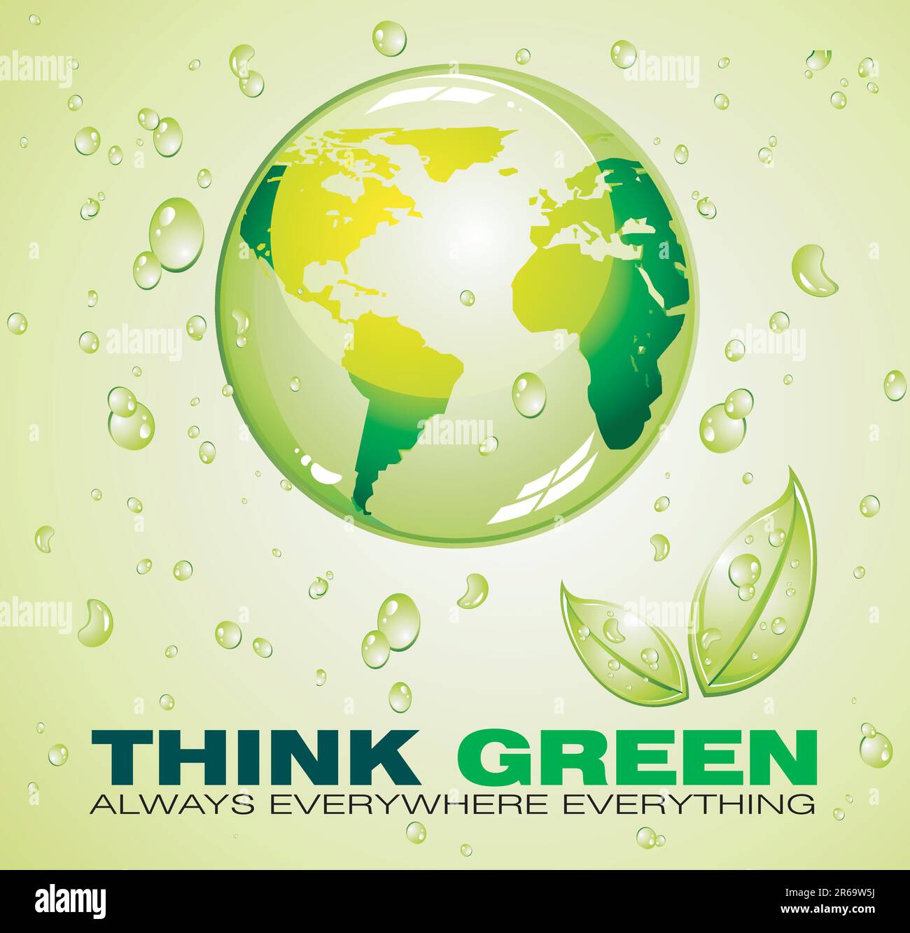 Green Water background for an ecology background or brochure Stock ...