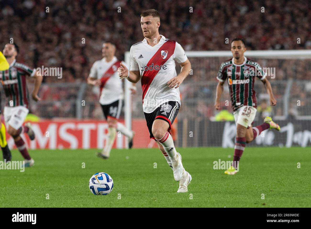Buenos Aires, Argentina. 07th June, 2023. Lucas Beltran of River Plate ...