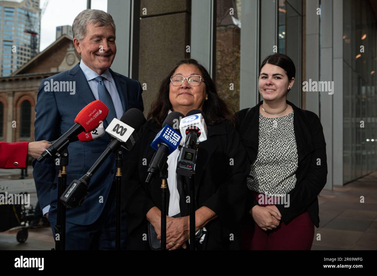 Steve Johnson, Rosemary Johnson and Tessa Johnson at the Supreme Court ...