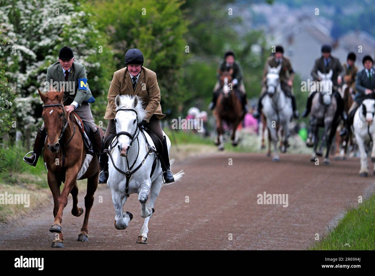 Hawick, UK. 08th June, 2023. Thursday 08 June 2023. Hawick Common ...